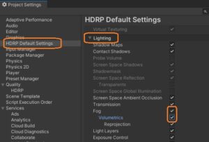 【Unity】HDRPのVolumetric Fogを使う – Unityの使い方｜初心者からわかりやすく