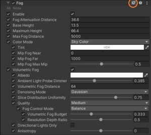 【Unity】HDRPのVolumetric Fogを使う – Unityの使い方｜初心者からわかりやすく
